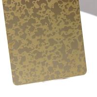 China 201 304 Decorative Pvd Color Etched Stainless Steel Sheet For Construction Projects for sale