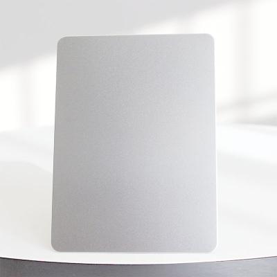 China 1219mm Decorative Stainless Steel Sheet White Color BeadBlasted Finish Inox Plate 4*8FT for sale