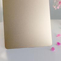 China 2438mm Length Sandblasted Stainless Steel Plate For Kitchen Cabinet Decor for sale