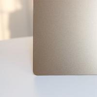 China Cold Rolled Stainless Steel Sheet 0.3mm Sandblasted SS Plate 430 PVD Color Coating for sale