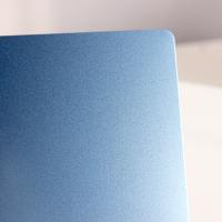China Sky Blue Color 0.8MM Thick 4x8 Stainless Steel Sandbleasting Sheet AFP Finish for sale