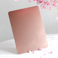 China AISI ASTM Stainless Steel Plate Bead Blasted Metal Gold Color Sheet For Hotel Casino Interior Decoration for sale