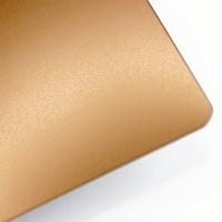 China 0.6mm 0.8mm 304 Stainless Steel Sheet Rose Gold Bead Blasted Sandblasted for sale