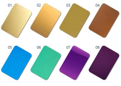 China PVD Coating Mirror Gold Color Decorative Stainless Steel Sheet 304 201 316l 0.3mm for sale