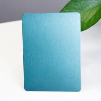China Cold Rolled PVD Stainless Steel Sheet No.4 Finish Decorative Stainless Steel Panel For Interior Wall for sale