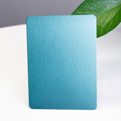 China Cold Rolled PVD Stainless Steel Sheet No.4 Finish Decorative Stainless Steel Panel For Interior Wall for sale