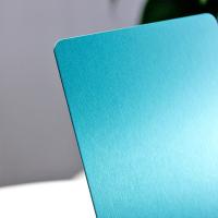 China Ss304 #4 No.4 N4 Finish Stainless Steel Sheet In PVD Jade Green Color Coated for sale