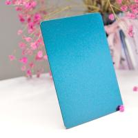 China Ss304 #4 No.4 N4 Finish Stainless Steel Sheet In PVD Jade Green Color Coated for sale