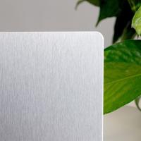 China 304/304L No 4 Finish Anti-fingerprint Stainless Steel Sheet With PVD Silver Coating For Exterior Wall Decoration for sale