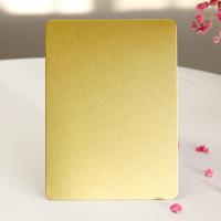 China Custom Brushed NO.4 Stainless Steel Sheet Color SS Plate Cold Rolled for sale