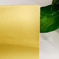 China Custom Brushed NO.4 Stainless Steel Sheet Color SS Plate Cold Rolled for sale