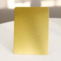 China Furniture Display Cabinets Brushed Stainless Steel Sheet 0.3mm For Stunning Decor for sale