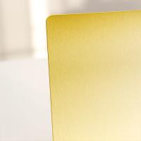 China 304 Gold Brushed Stainless Steel Sheet Cold Rolled Stainless Steel Plate for sale
