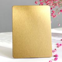 China No Fingerprint 304 Brushed Stainless Steel Sheet For Wall Panel Decoration for sale