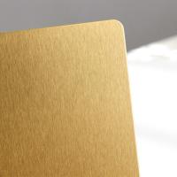 China 304 Gold Brushed Stainless Steel Sheet Cold Rolled Stainless Steel Plate for sale
