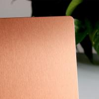 China Custom Brushed NO.4 Stainless Steel Sheet Color SS Plate Cold Rolled for sale