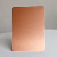 China Custom Brushed NO.4 Stainless Steel Sheet Color SS Plate Cold Rolled for sale