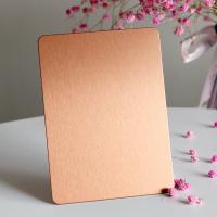 China 0.3-3Mm Thick Color Metal Sheet Decoration Stainless Steel Plate Hairline No.4 Finish for sale