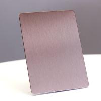 China 3.0mm Colored Stainless Steel Sheets Hairline Stainless Steel Plate Metal For Jewelry Making for sale