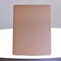 China No.4 Brushed Stainless Steel Sheet 304 Grade Corrosion Resistant for sale