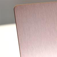 China No.4 Brushed Stainless Steel Sheet 304 Grade Corrosion Resistant for sale