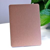 China No.4 Brushed Stainless Steel Sheet 304 Grade Corrosion Resistant for sale