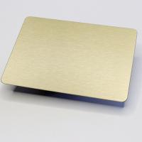 China 3.0mm Colored Stainless Steel Sheets Hairline Stainless Steel Plate Metal For Jewelry Making for sale