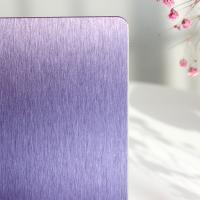China JIS Brushed Stainless Steel Sheet 0.8mm Thick For Wall Decorative for sale