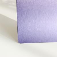 China 304 Brushed Decorative Stainless Steel Sheet Purple NO.4 Stainless Steel Panel for sale
