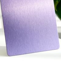 China JIS Brushed Stainless Steel Sheet 0.8mm Thick For Wall Decorative for sale