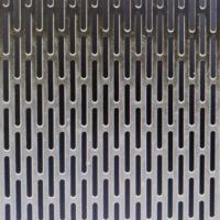 China Conidur Slotted Hole Stainless Steel Perforated Metal Sheet Flexible Thin for sale