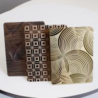China Sus304 Pvd Coated SS Sheet Mirror Etched Decorative Metal Sheets for sale