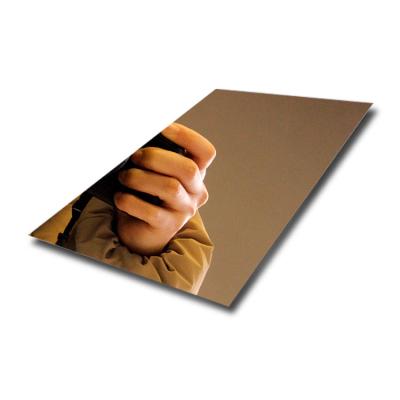 China Gold Color Mirror Stainless Steel Sheet 316 316l CNC Cutting for sale