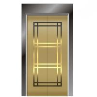 China 0.3mm Elevator Stainless Steel Mirror Etched Brushed Finishes Custom Interior Patterns for sale