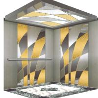 China 2mm Etching Decorative Stainless Steel Sheet 304 Elevator Cabin Lift Door for sale