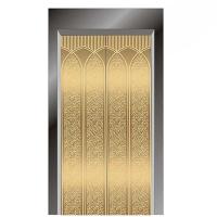 China Aisi 304 Stainless Steel Sheet Metal Gold Elevator Door Pattern for sale