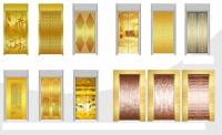 China Aisi 304 Stainless Steel Sheet Metal Gold Elevator Door Pattern for sale