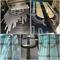 China Mirror Finished 304 Etched Elevator Stainless Steel Sheet  0.2mm Thickness for sale