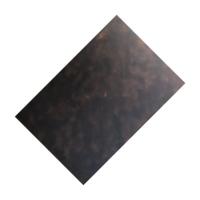 China Retro Etched Stainless Steel Sheet Wall Decoration Panel Antique Bronze Rose Red Color for sale