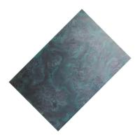 China Retro Etched Stainless Steel Sheet Wall Decoration Panel Antique Bronze Rose Red Color for sale