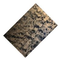 China Antique Titanium Coating Decorative Stainless Steel Metal Sheet Customized Size for sale