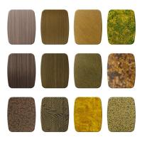 China Antique Titanium Coating Decorative Stainless Steel Metal Sheet Customized Size for sale