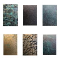 China Antique Titanium Coating Decorative Stainless Steel Metal Sheet Customized Size for sale