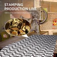 China Titanium Gold Mirror Water Ripple Stainless Steel Sheet For Wall Decorative Panels for sale