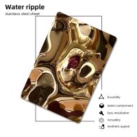 China ASTM Decorative Stainless Steel Plate Wall Panel Corrugated Hammered Water Ripple Steel Sheet for sale