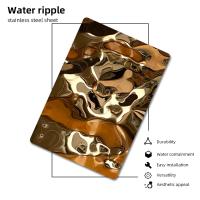 China 316 Water Ripple Stainless Steel Sheet With Golden Hammered Finish for sale