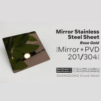 China 8k Super Mirror Stainless Steel Sheet 201 304 Metal Decorative Plate for sale
