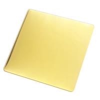 China 3.0mm Gold Color Stainless Steel Sheet Inox Mirror Finished Gold Stainless Steel Plate 304 for sale