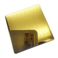 China 3.0mm Gold Color Stainless Steel Sheet Inox Mirror Finished Gold Stainless Steel Plate 304 for sale