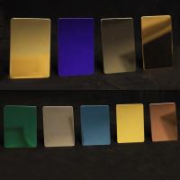 China 201 321 Mirror Stainless Steel Sheet Titanium Golden Color Coated 3.0mm  Thickness for sale